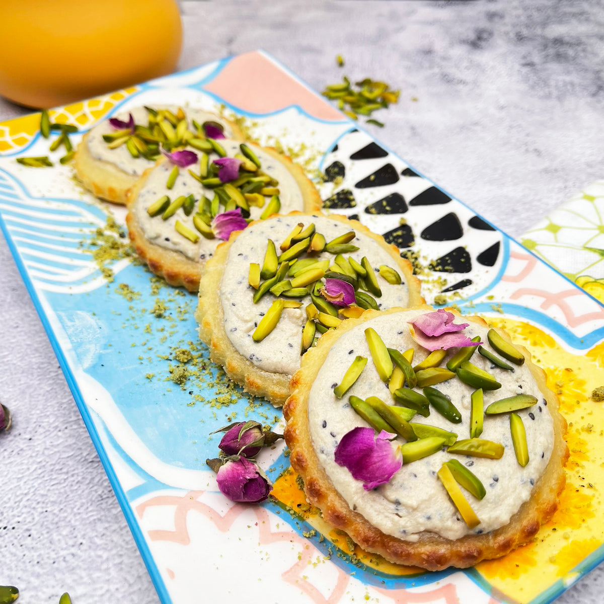 Mini Gluten Free Keto Tahini Manakeesh (4 pieces) – Mom it KeTo Go By Safa’